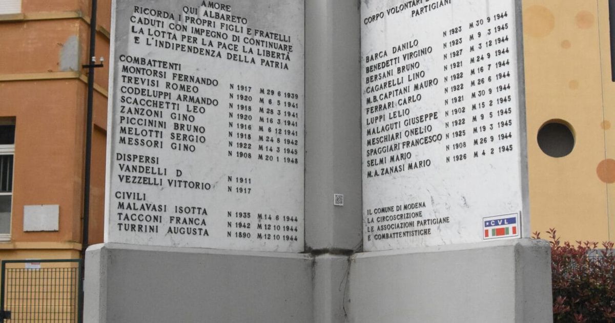 Monumento ai Caduti di Albareto - Comune di Modena (MO) - MEMO il ...