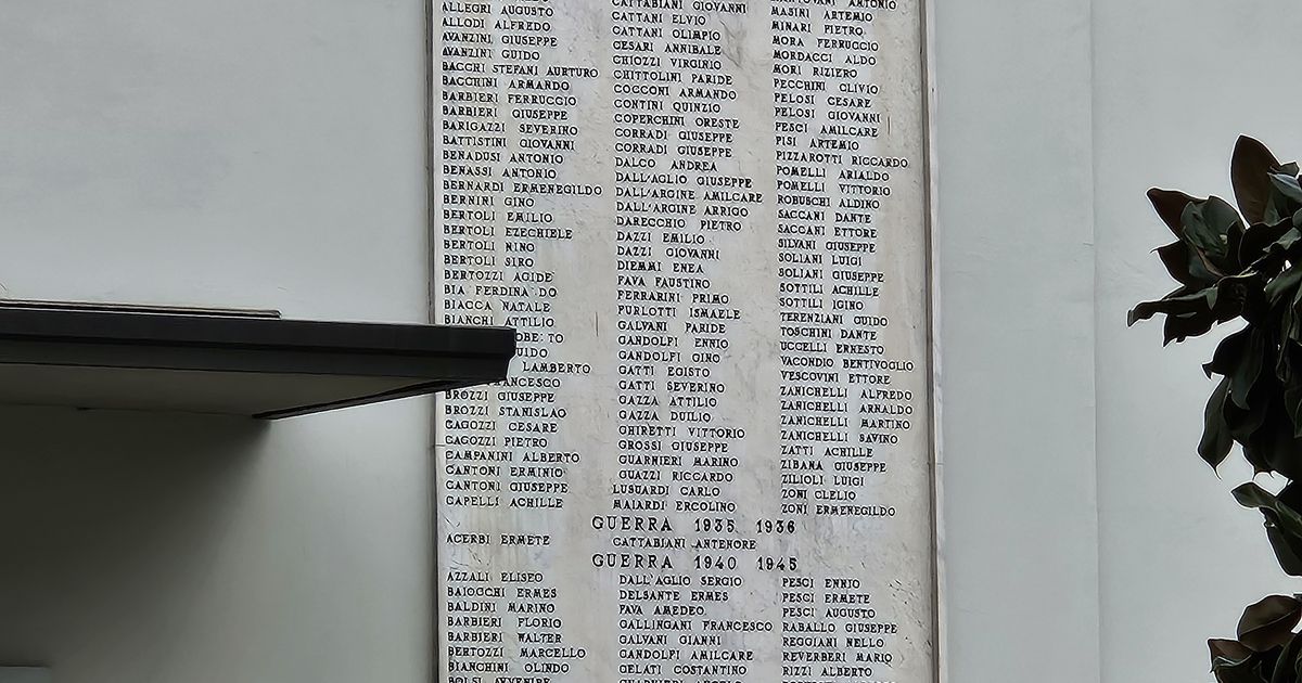 Lapide ai Caduti di Sorbolo - Comune di Sorbolo Mezzani (PR) - MEMO il ...