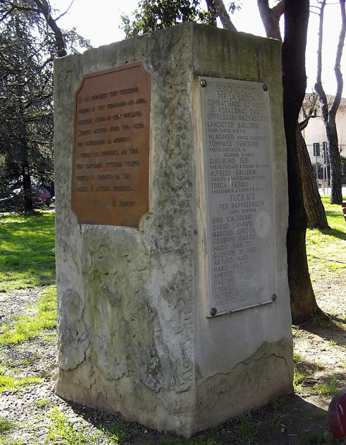 Monumento ai caduti e ai deportati - MEMO il progetto delle memorie